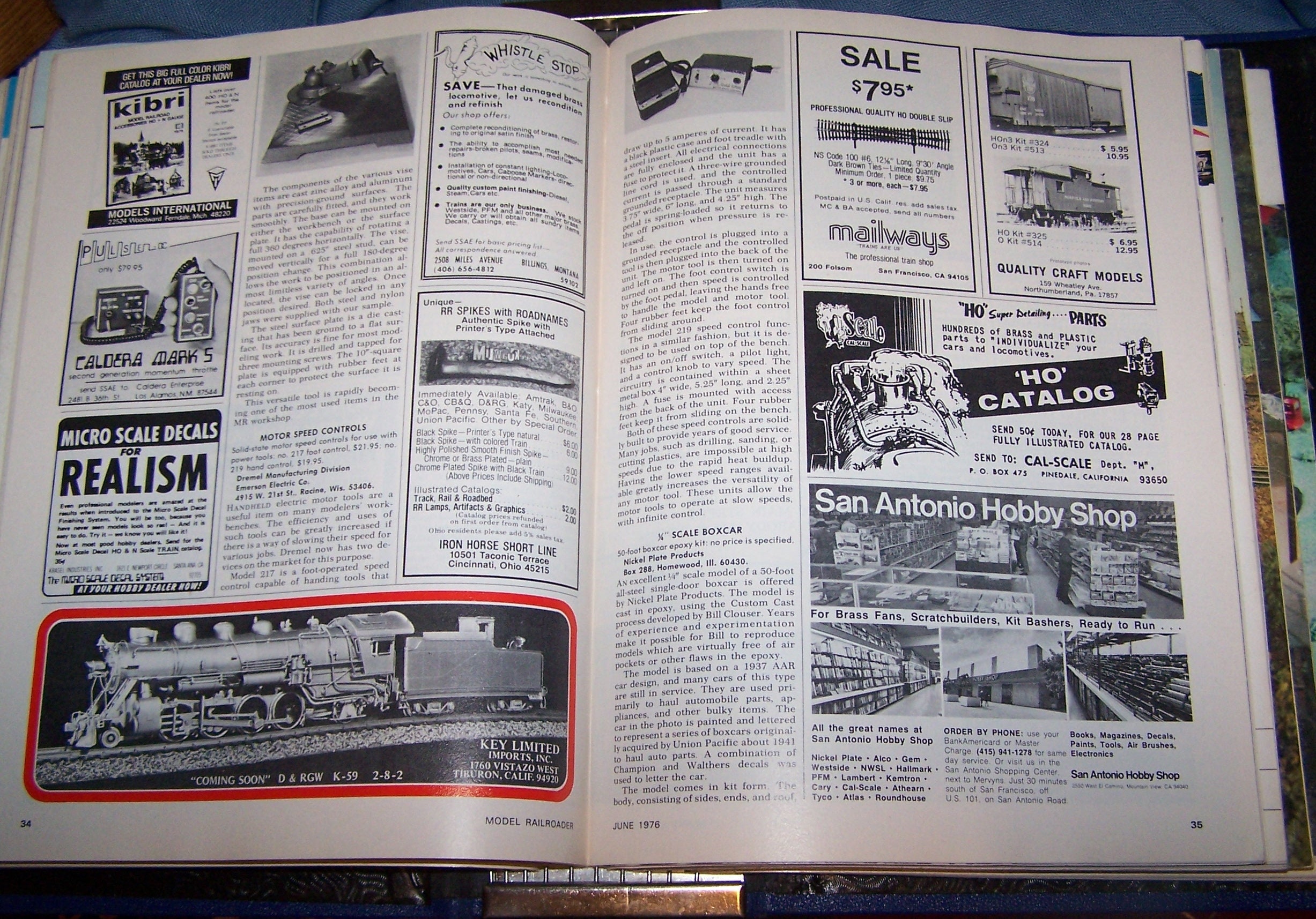 Model Railroader Magazines ~ From the 1970s ~ Vintage Railroad ~ Train ...