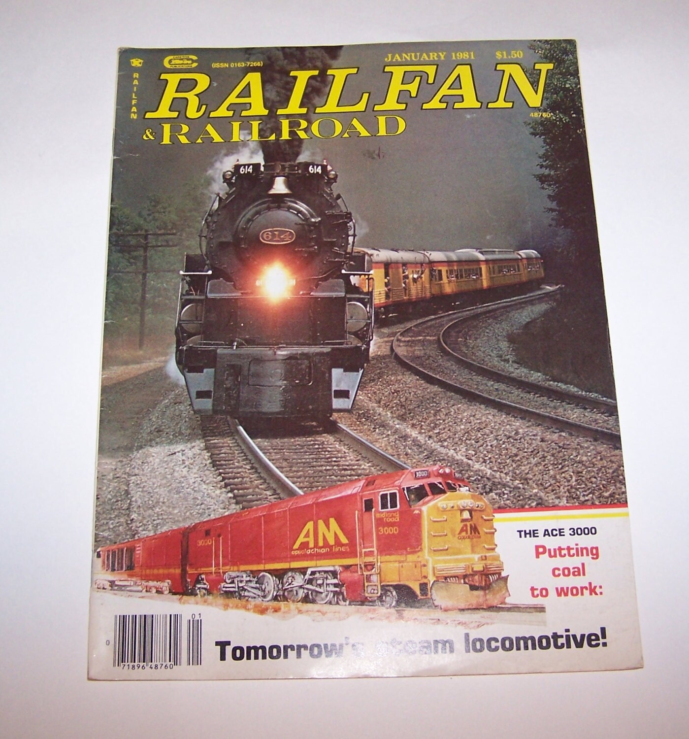 RAILFAN & Railroad Magazines ~ From the 1980s ~ Vintage Railroad ~ Train Magazine ~ 5 Different ...