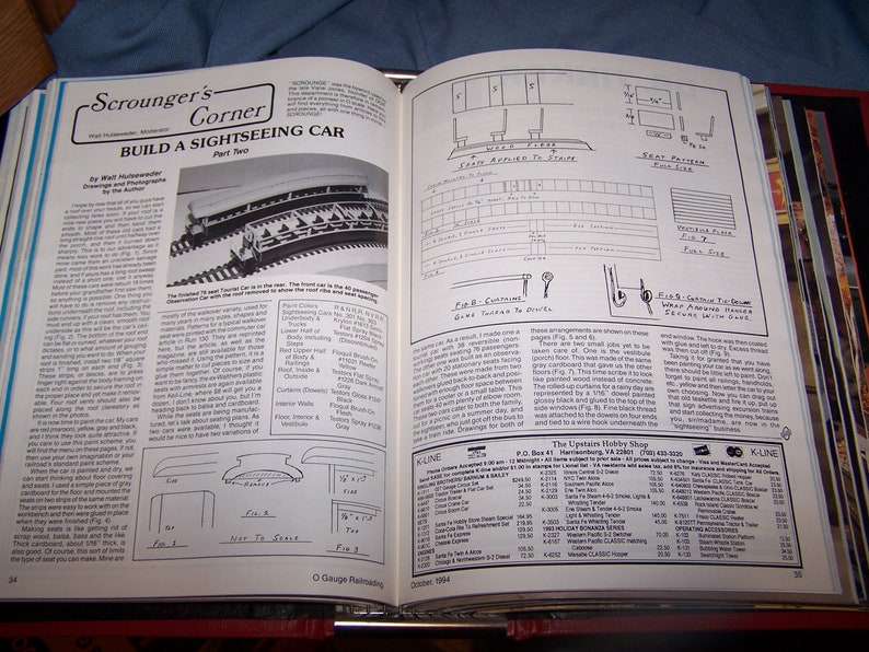 1994/95 O Gauge Railroading Magazines Complete 1994 and | Etsy