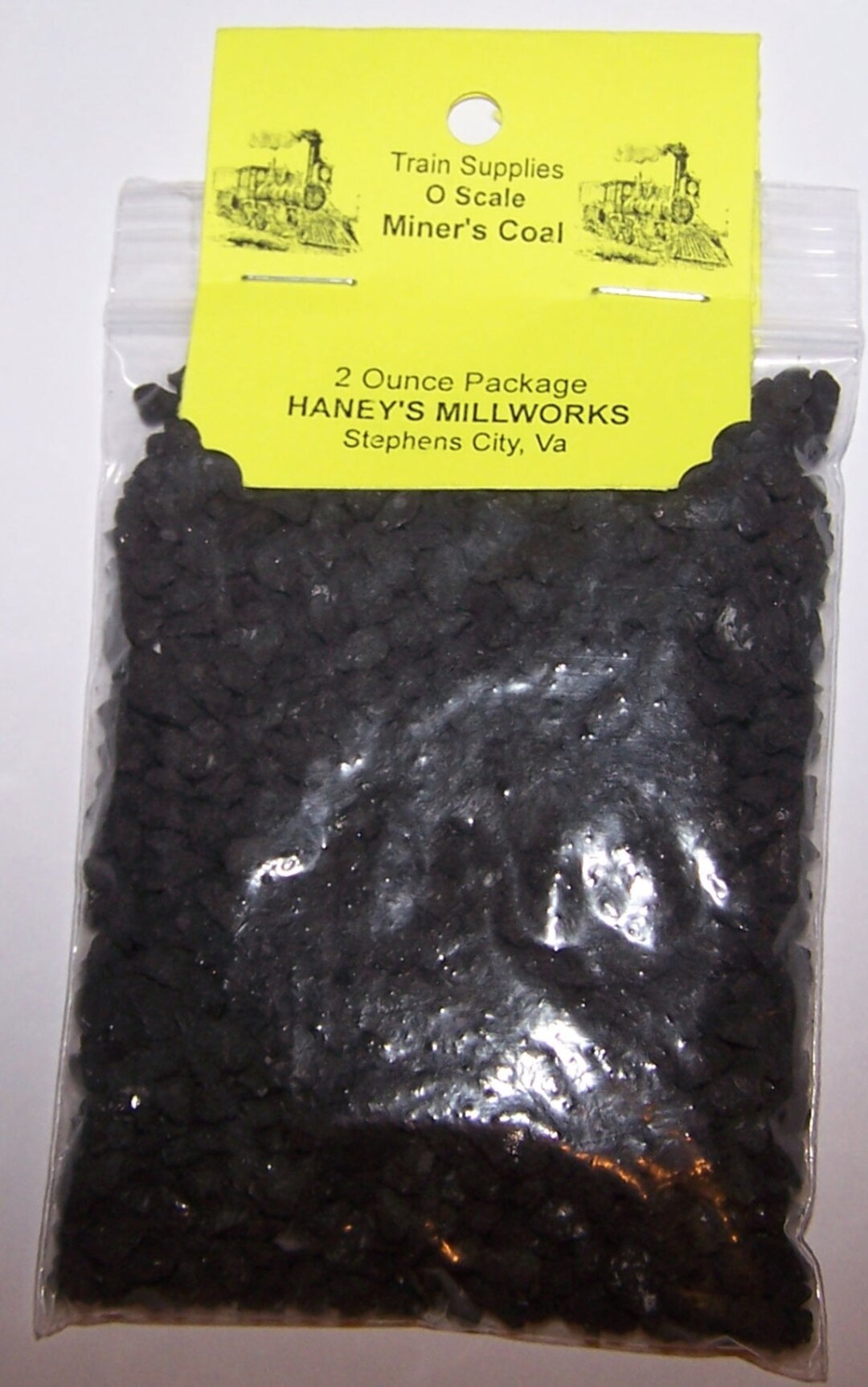 O Scale Model Railroading Miner's Coal - 2 Ounce Package for Those ...