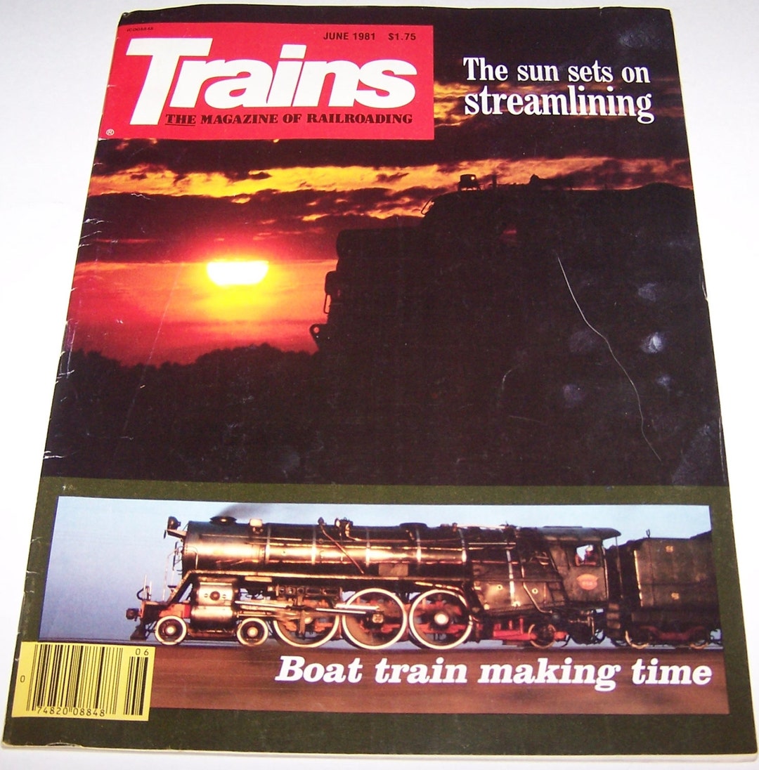 TRAINS Railroad Magazines ~ From the 1980s ~ Vintage Railroad ~ Train ...