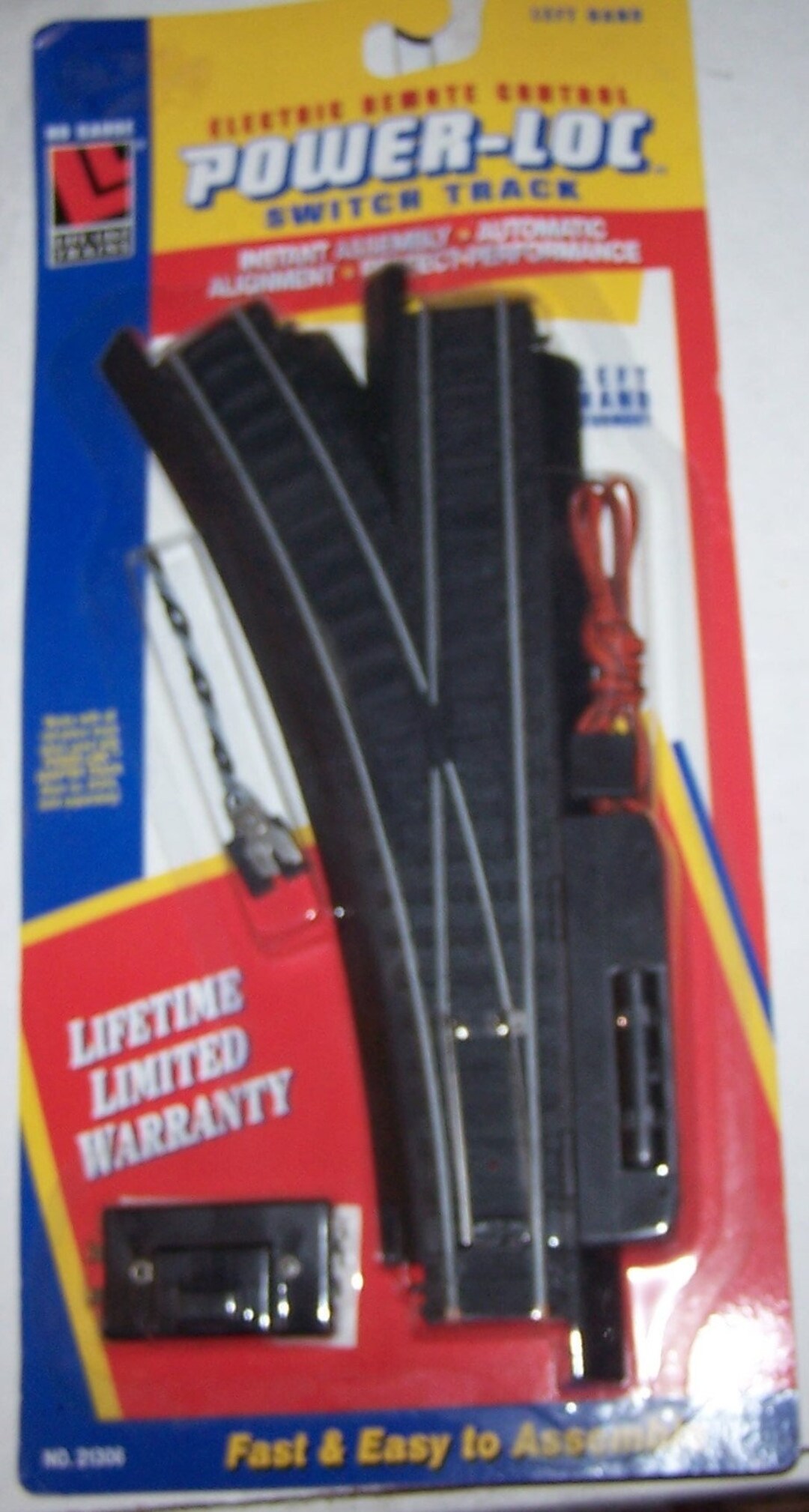 Life-like HO Scale Left Remote Turnout Power-loc Switch Track Black ...