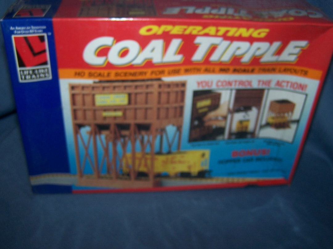 Coal Tipple With Weighted Hopper Car Life-like Trains Model 8200 HO ...
