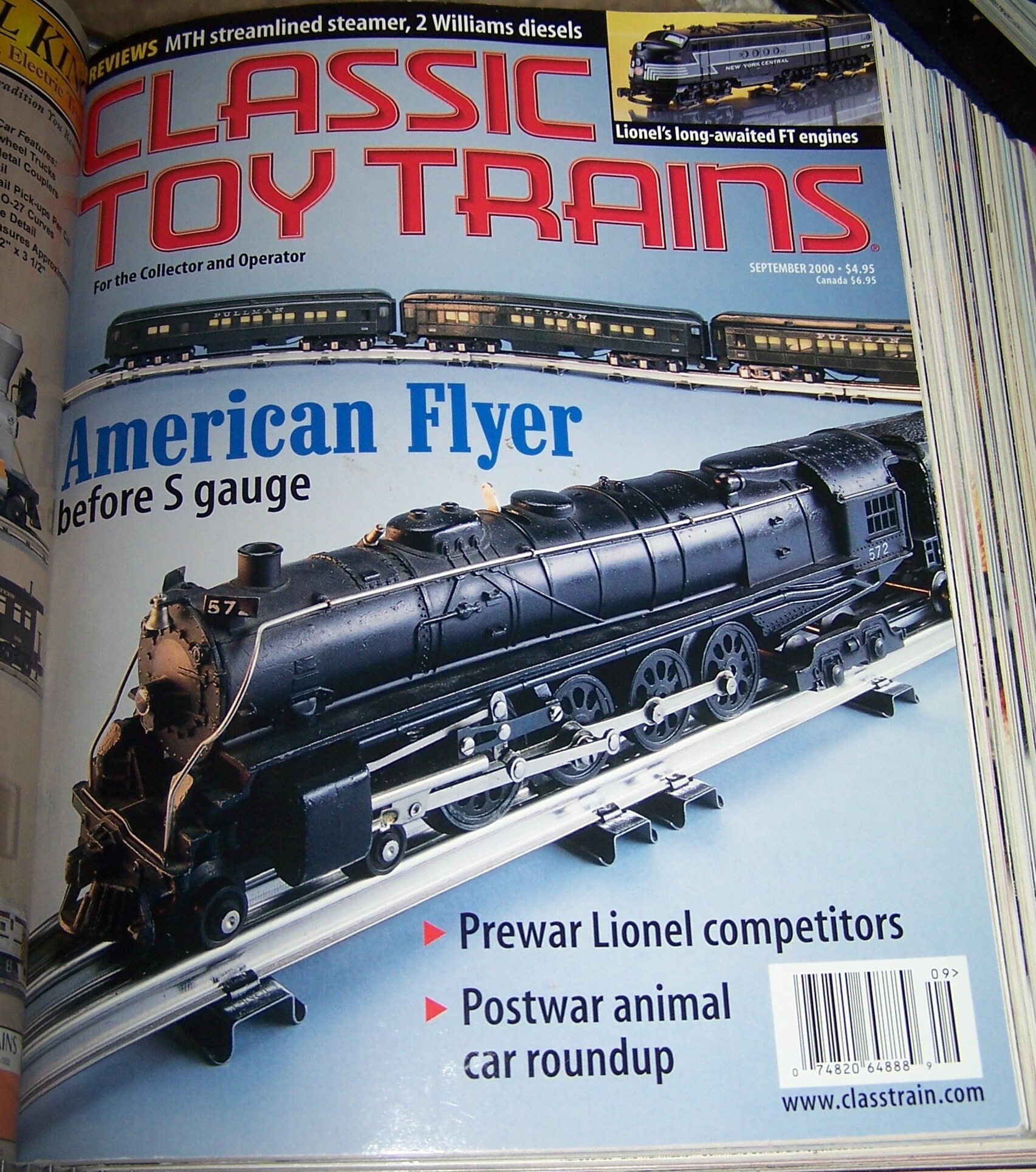 Classic Toy Trains Magazines From 2000 Vintage Railroad Train Magazine ...