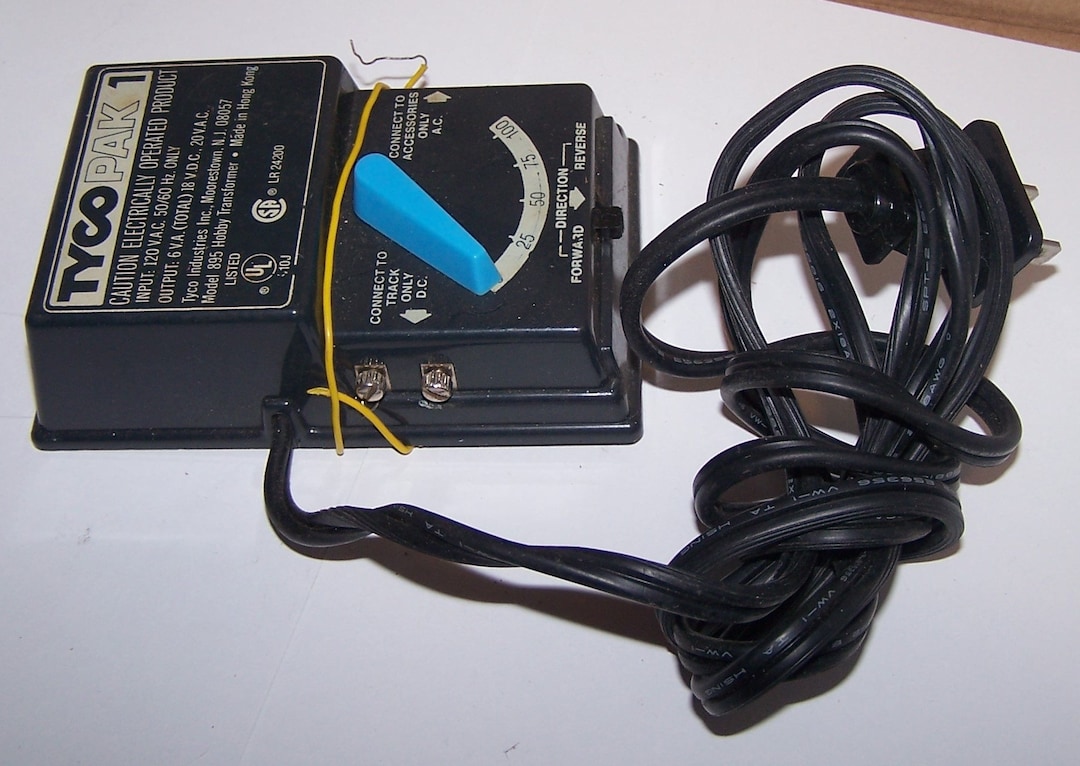 Vintage TYCO Pak 1 Transformer - Model 895 - Multivolt Toy Transformer ...