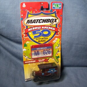 Matchbox Michigan 1921 Ford Model T - Across America 50th Birthday ...