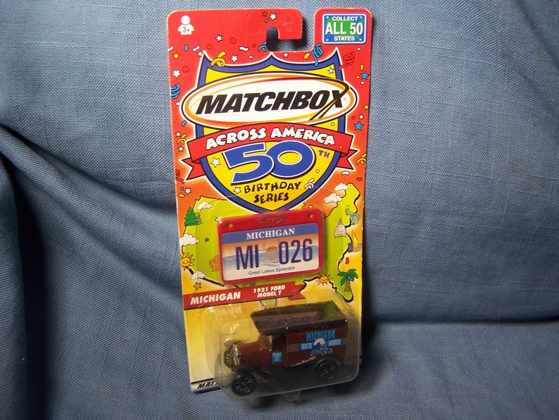 Matchbox Michigan 1921 Ford Model T - Across America 50th Birthday ...