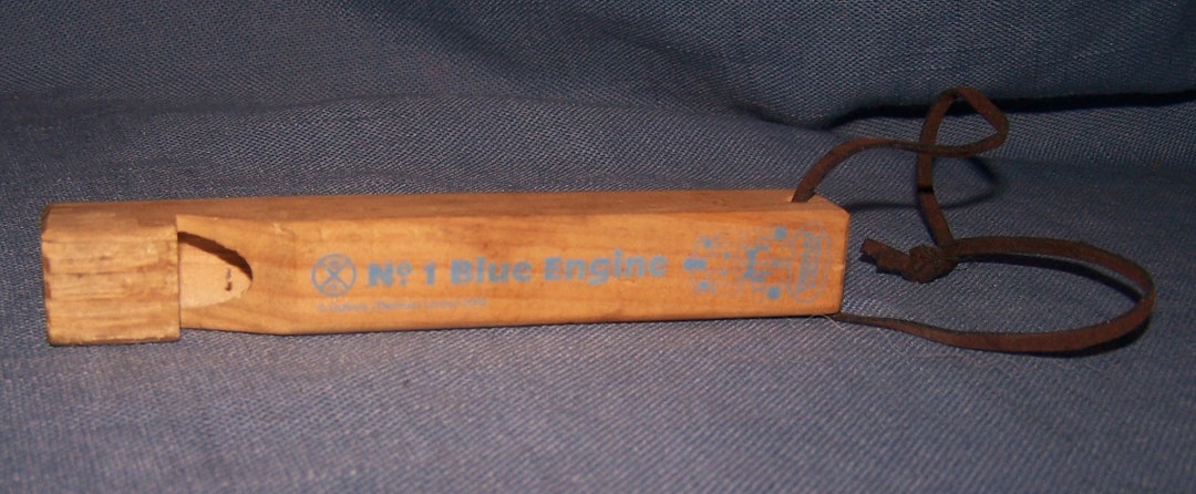 Thomas & Friends the Train Tank Engine Wooden WHISTLE No. 1 Blue Engine ...