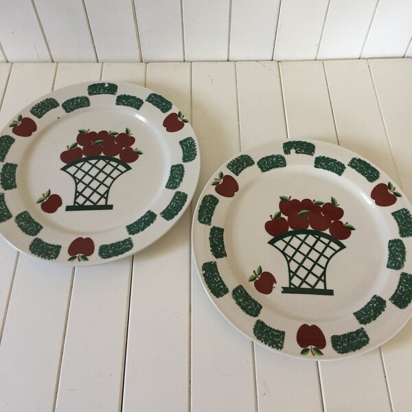 Apple Plate - Etsy