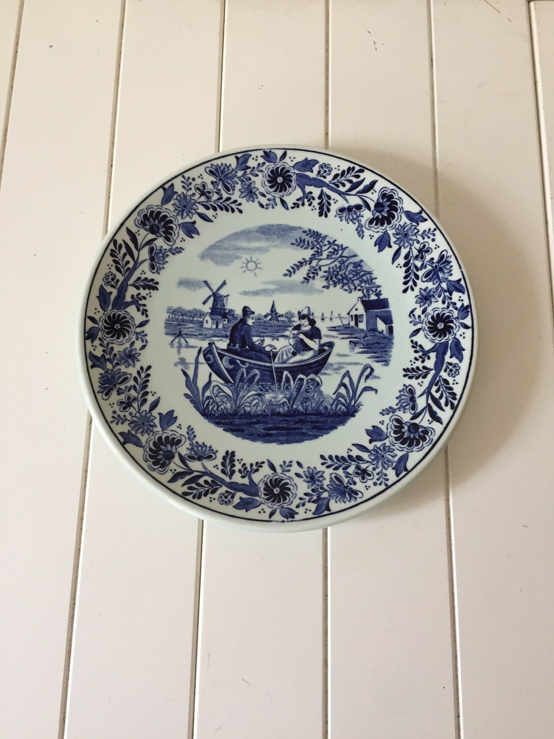 Vintage Holland Delft Plate, Collectable Plate, Shelf Decor, Wall Decor ...