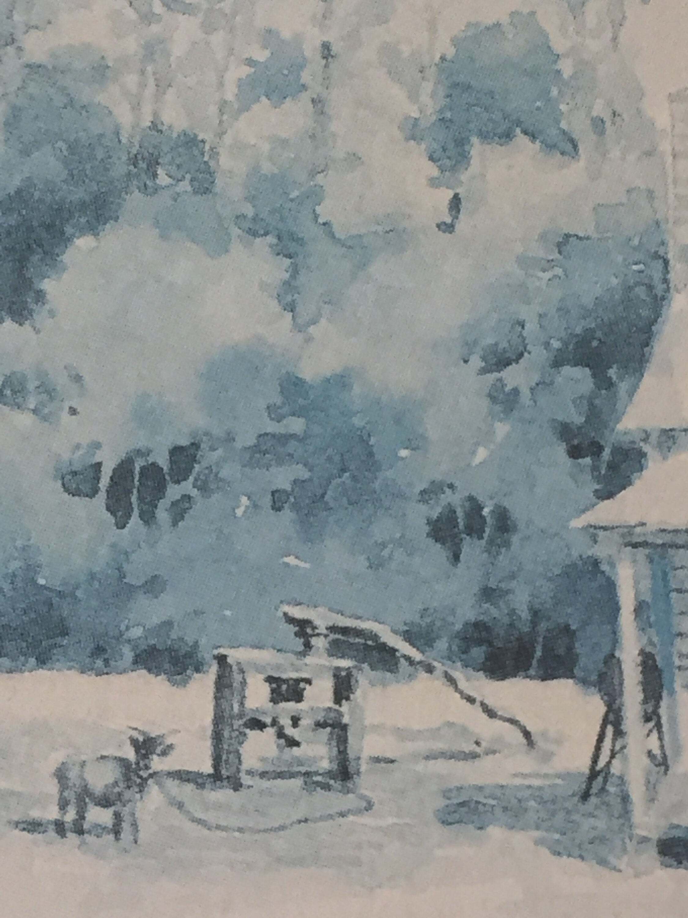 Vintage Watercolor by Nancy Ricken Rhett Old Homestead - Etsy