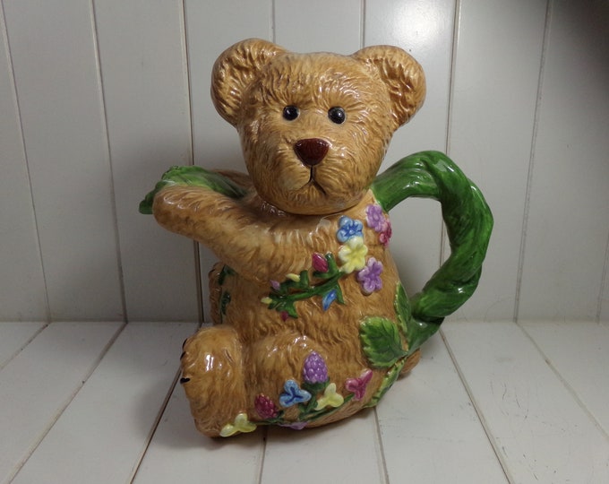Boyds Bear Teapot, Collectable Teapot, Decrative Teapot, Kitchen Decor ...