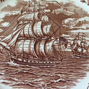 Vintage Ship Plates, Fairwinds Plates, Alfred Meakin Plate, the ...