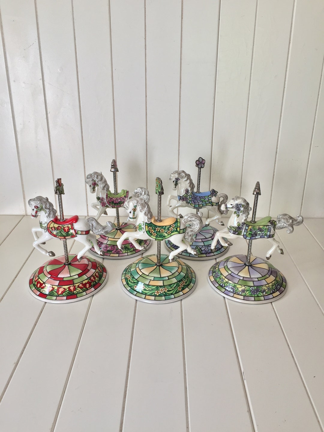 The Hamilton Collection Carousel Horse Figurine Era of Elegance, Horse ...