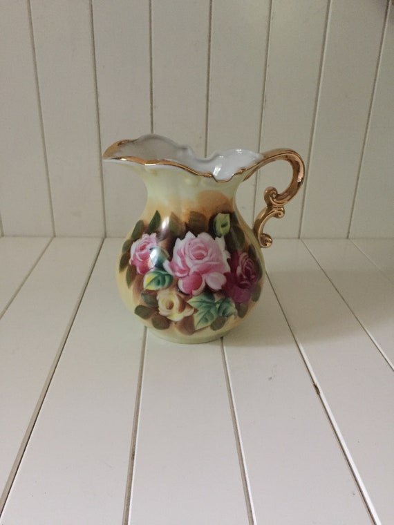 Beautiful Vintage Japan Milk Pitcher Vintage Gold Gilded Milk - Etsy