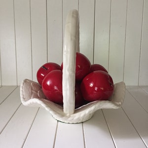 Vintage Large Apple Basket, Apple Decor, Country Decor, Farmhouse Decor ...