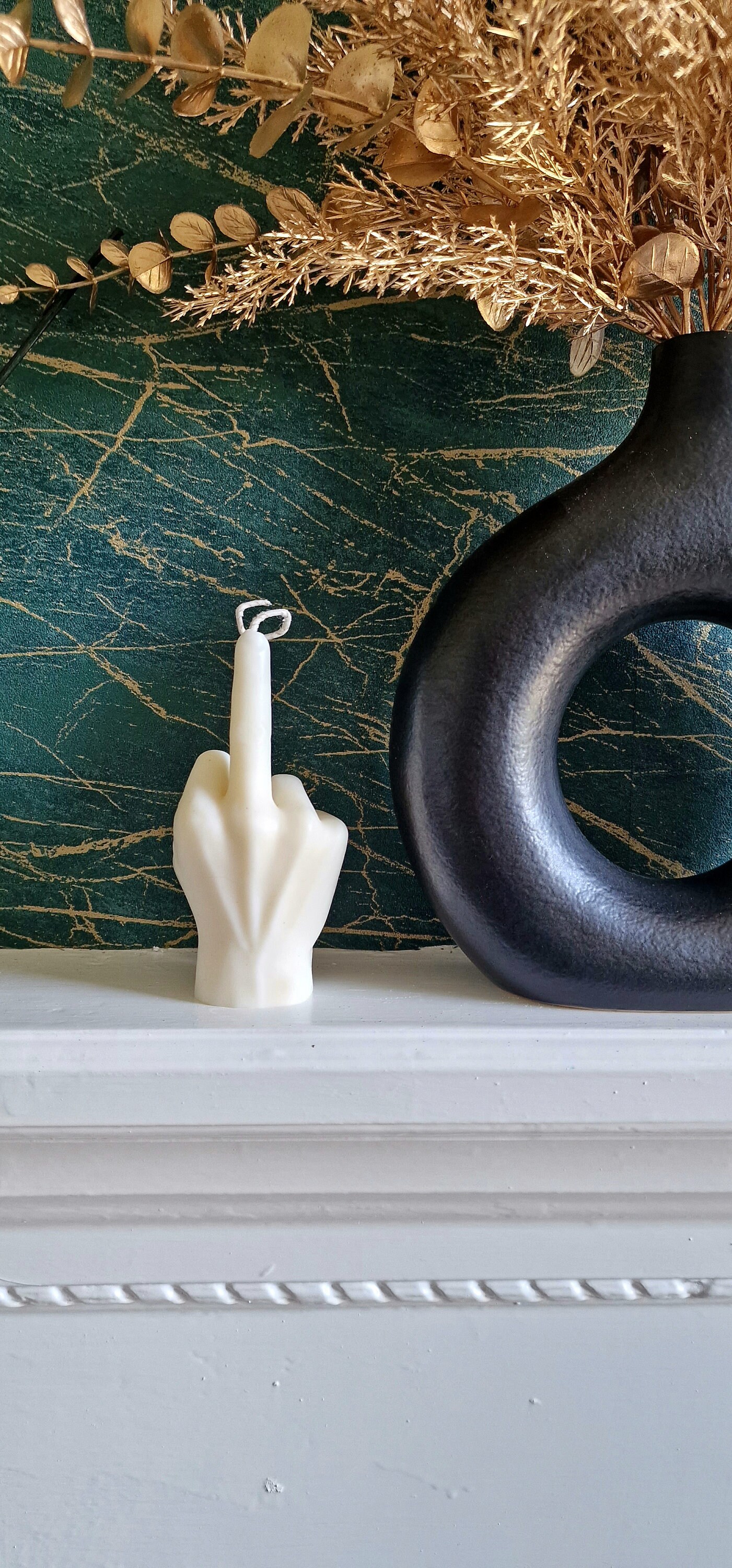 Middle Finger Candle Soy Wax Hand-poured Pillar Candle Funny Rude - Etsy UK