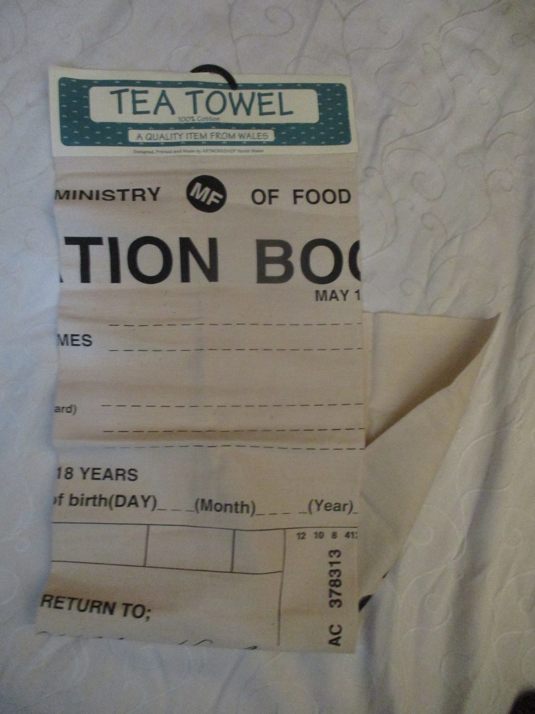 Second World War Ration Book Print Tea Towel - Etsy