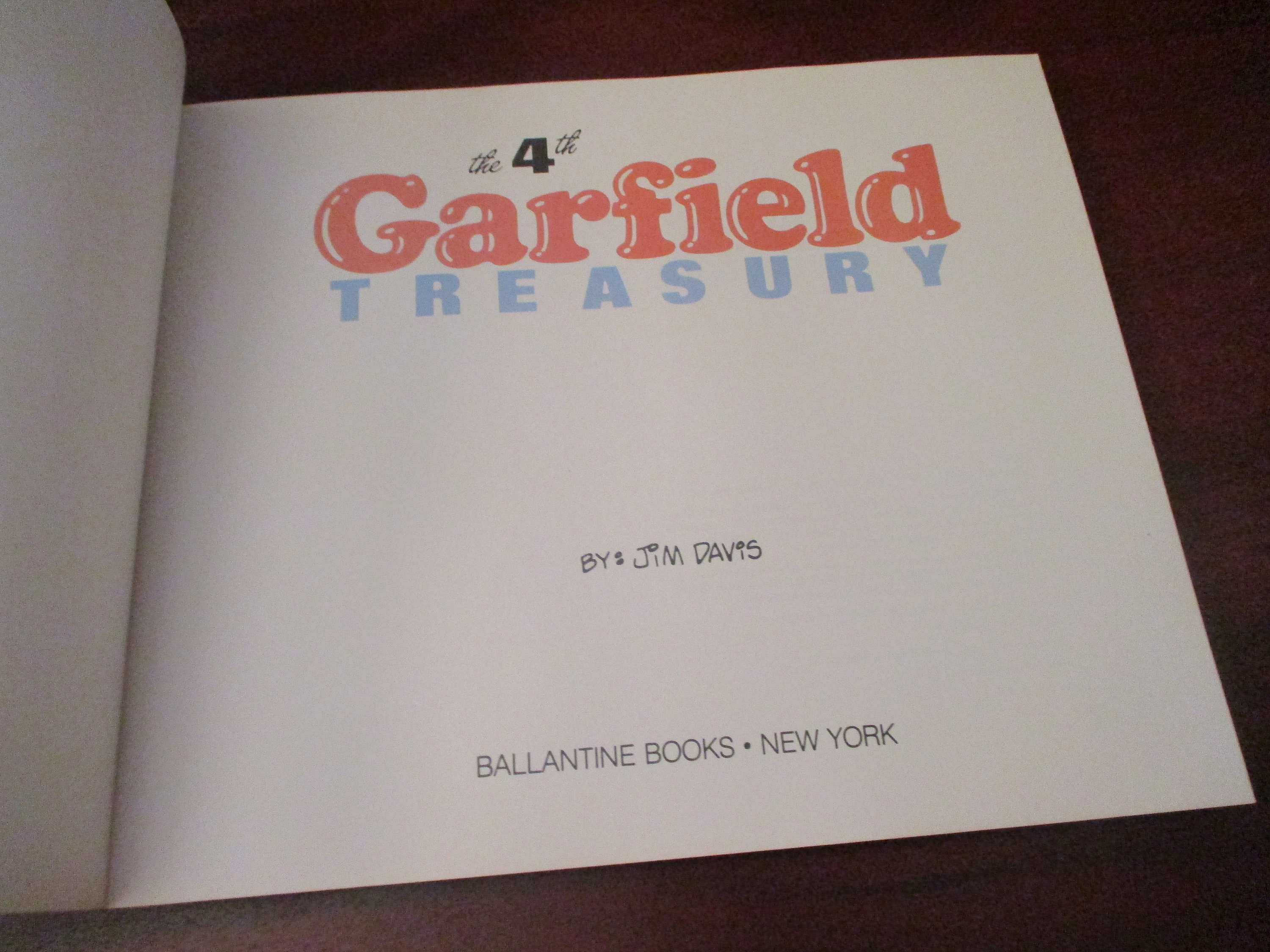 The Garfield Treasury Comic Book With Full Colour Pictures - Etsy
