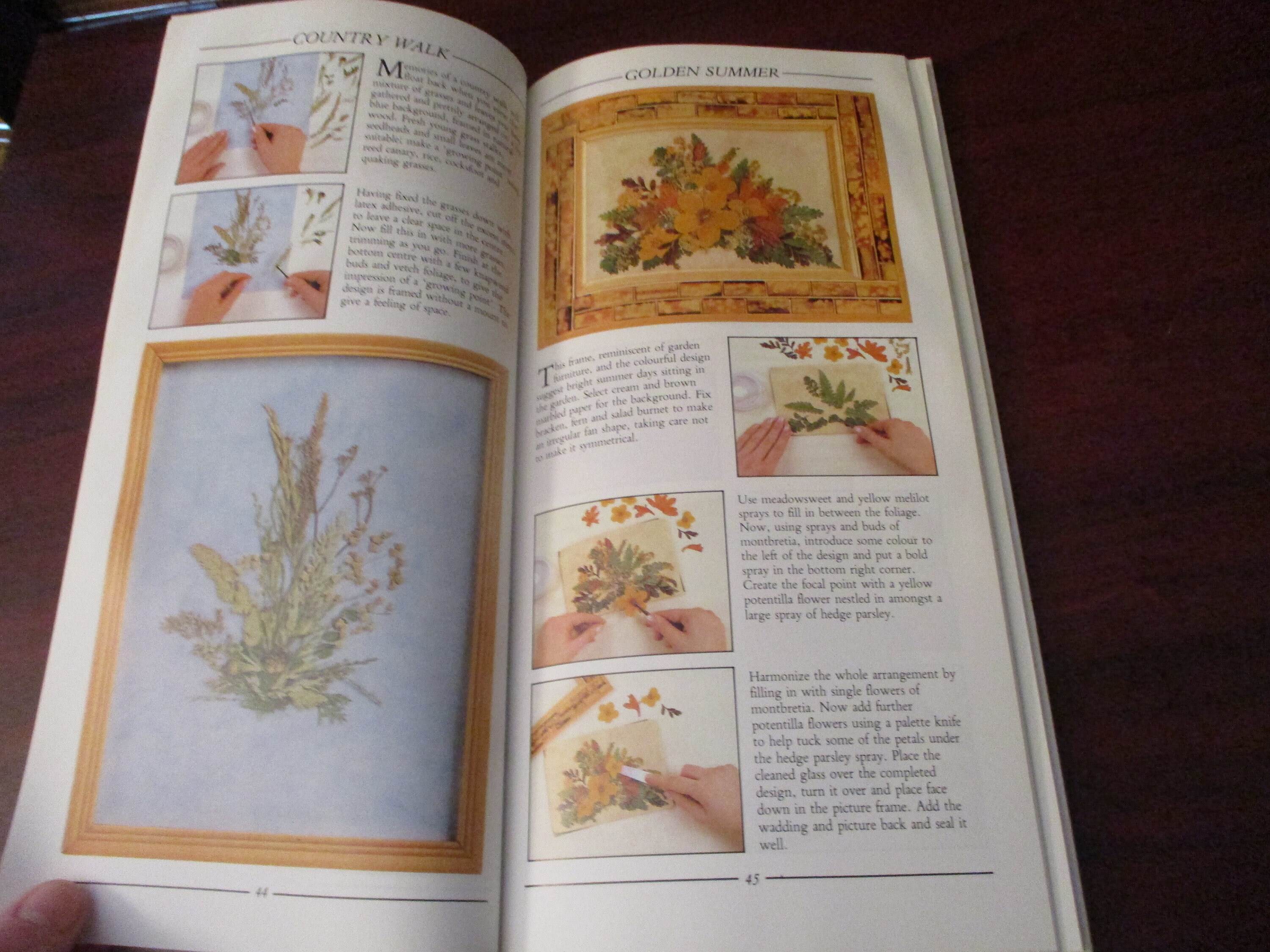 The Creative Book of Pressed Flowers Things to Make With - Etsy UK