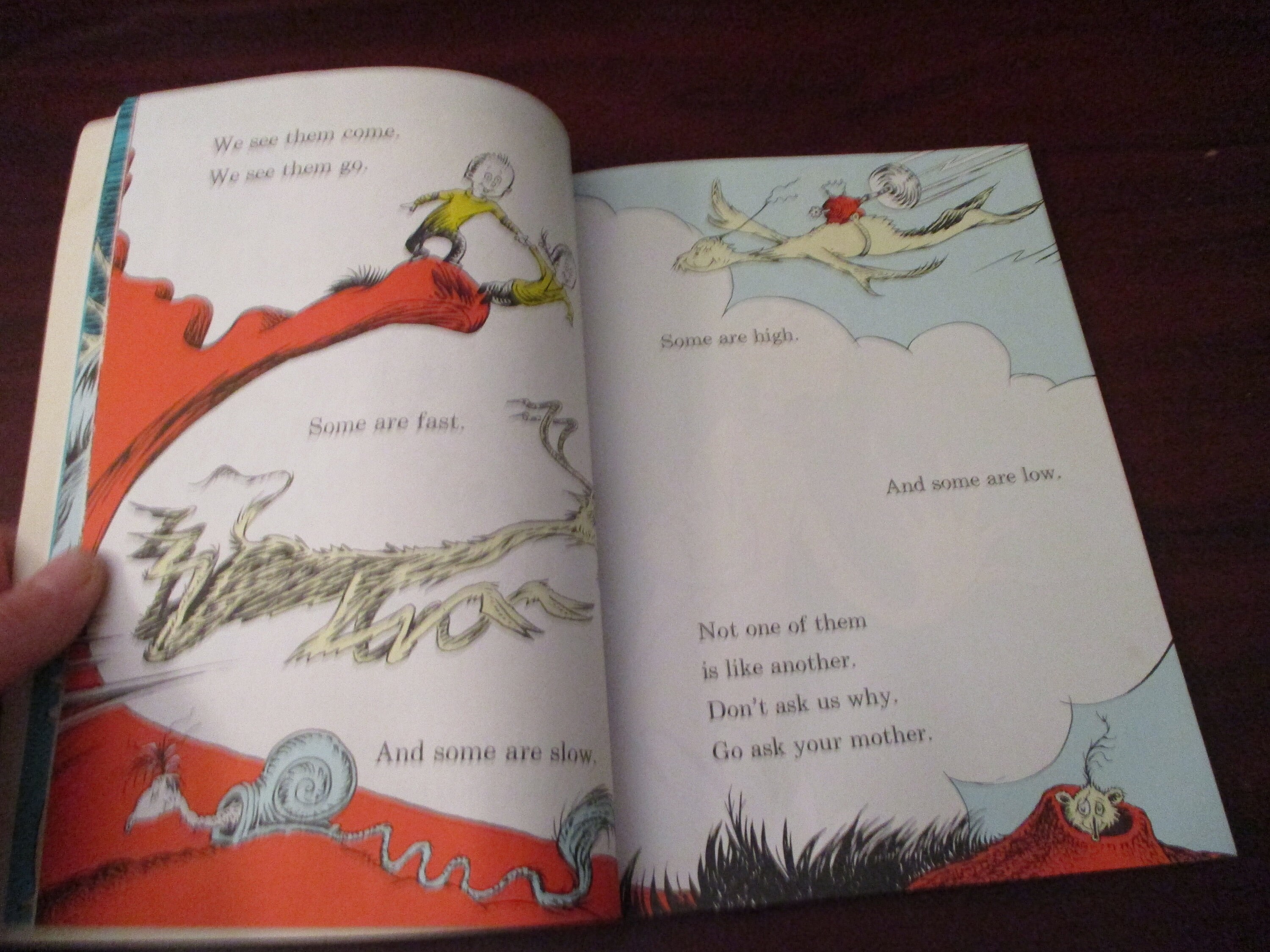 Dr Seuss One Fish Two Fish Red Fish Blue Fish Paper Back - Etsy UK