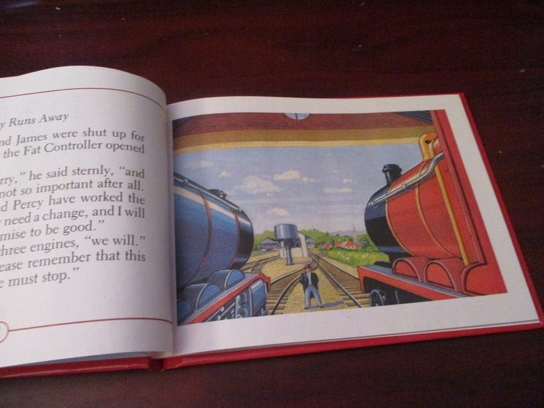 Thomas the Tank Engine and Friends Picture Story Book Percy - Etsy