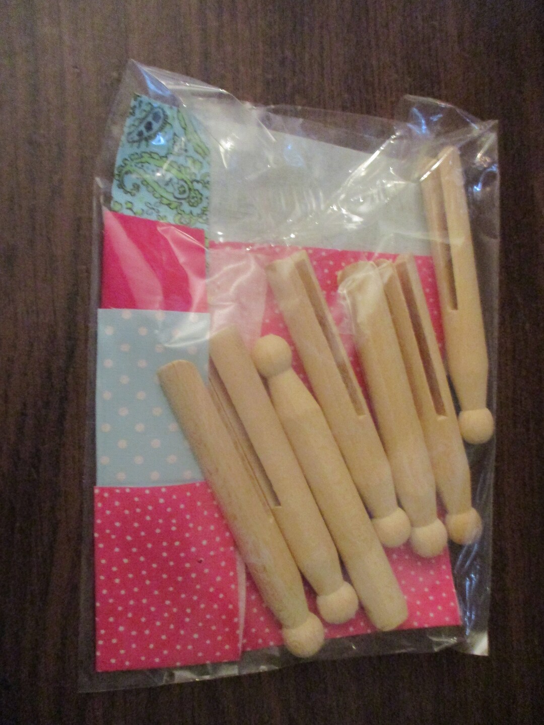 Wooden Dolly Pegs and Fabric Set to Make Dolly Pegs - Etsy