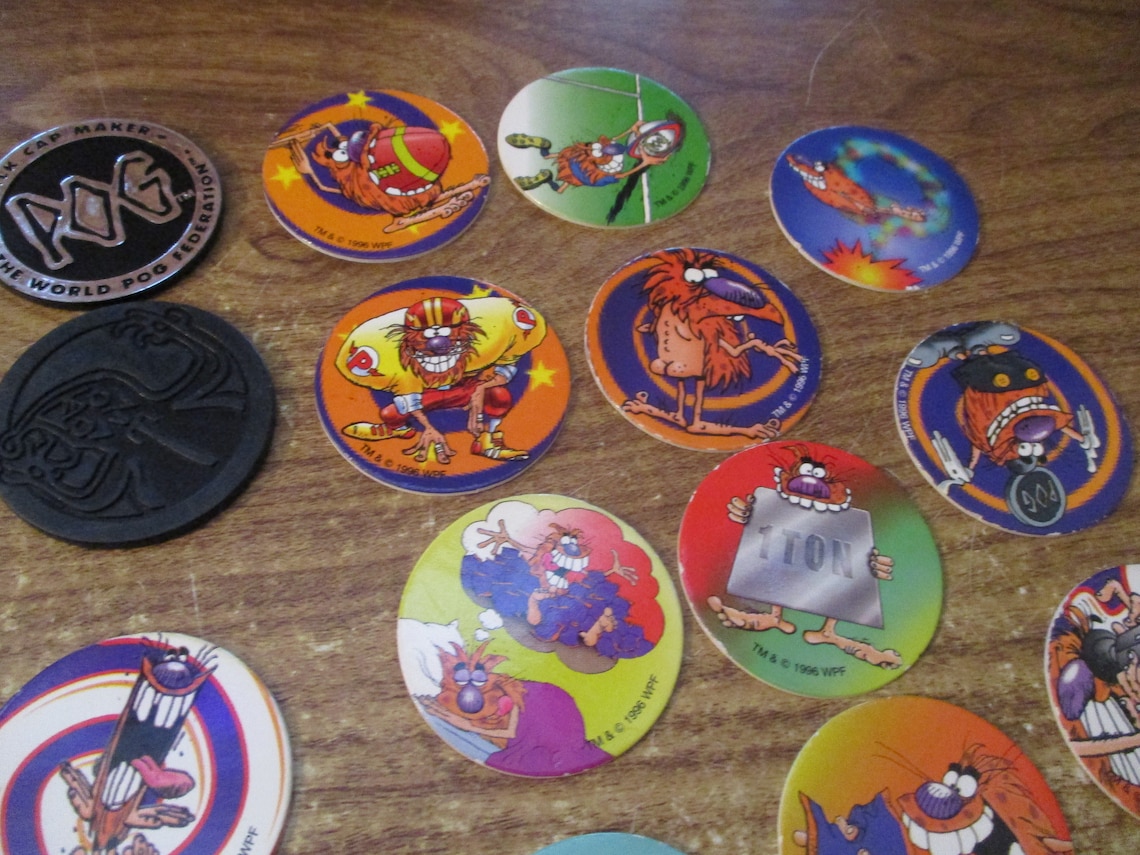 Whammers / Pogs / Tazos / Milk Caps / Collection of 30 Pog | Etsy UK