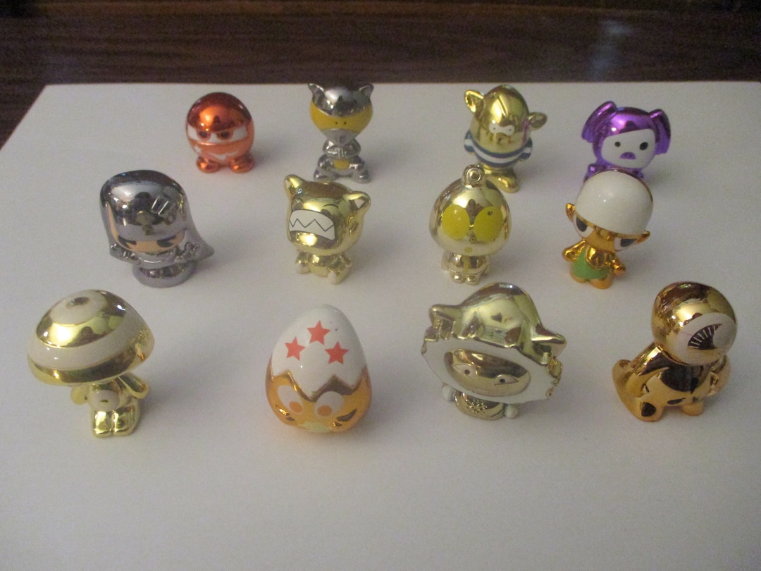 Gogos Crazy Bones Collection of Eleven Shiny Metallic Go Gos - Etsy