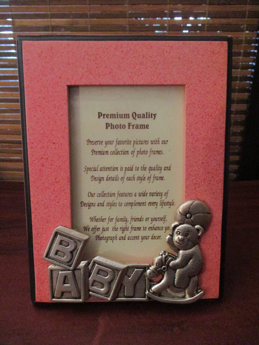 New Baby Wooden Baby Photo Frame - Etsy