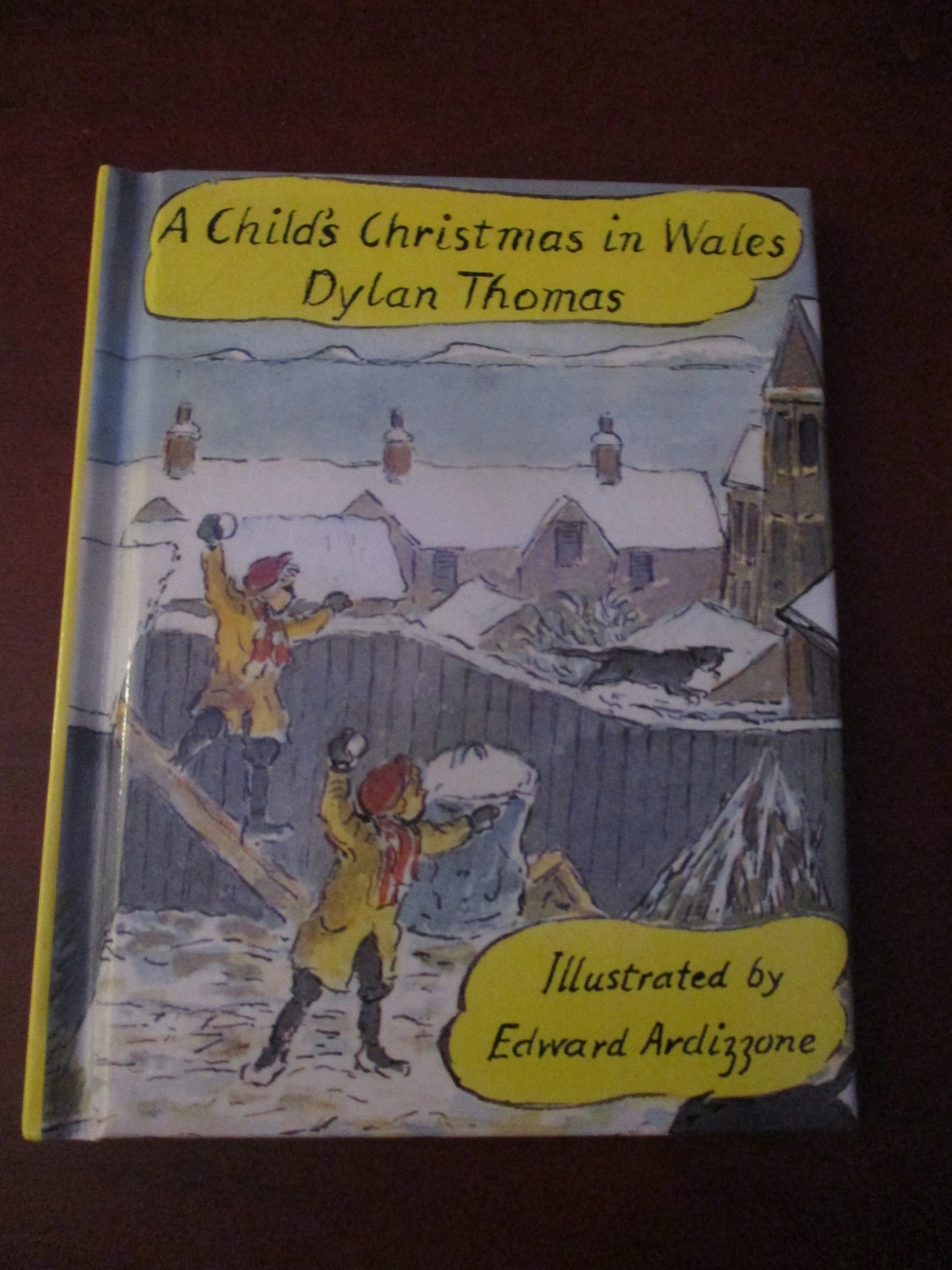 Dylan Thomas A Childs Christmas in Wales Mini Book - Etsy UK
