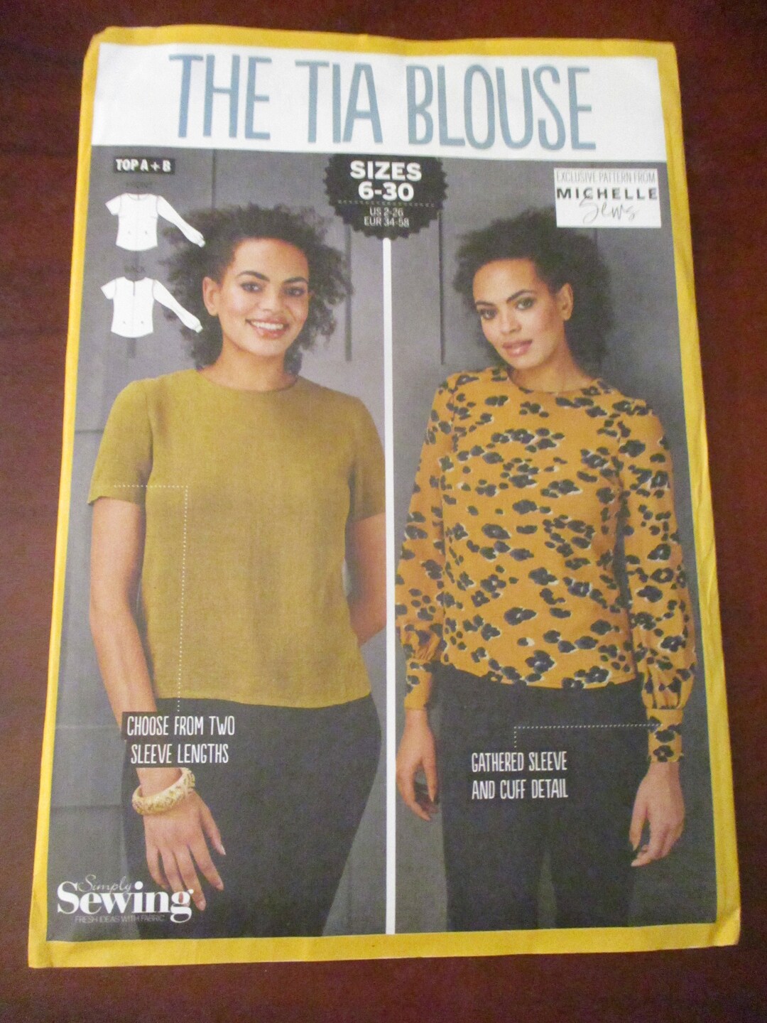 Simply Sewing Pattern Ladies Clothes Sewing Pattern the Tia - Etsy