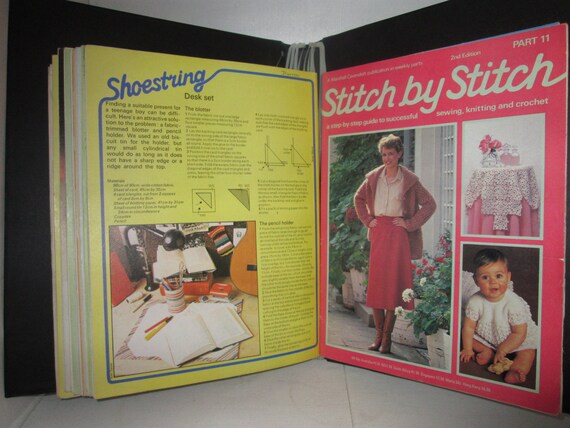 Guide to Sewing Stitch by Stitch Magazine Issue 27 Knitting and Crochet 1982 Sewing & Fiber ...