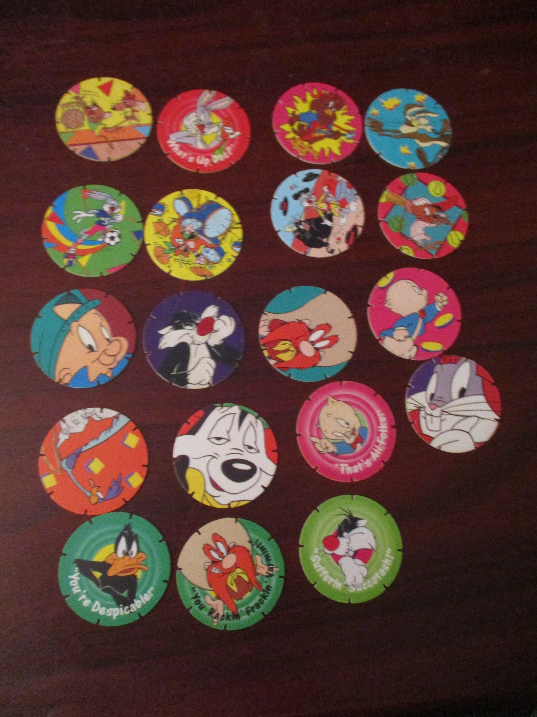 Walkers Tazos Looney Tunes Tazo Collection 19 Different Tazos | Etsy
