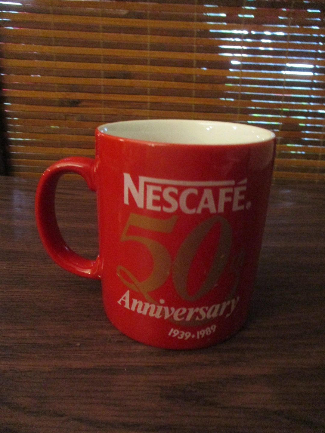 Nescafe Coffee Mug 50th Anniversary 1939 1989 - Etsy
