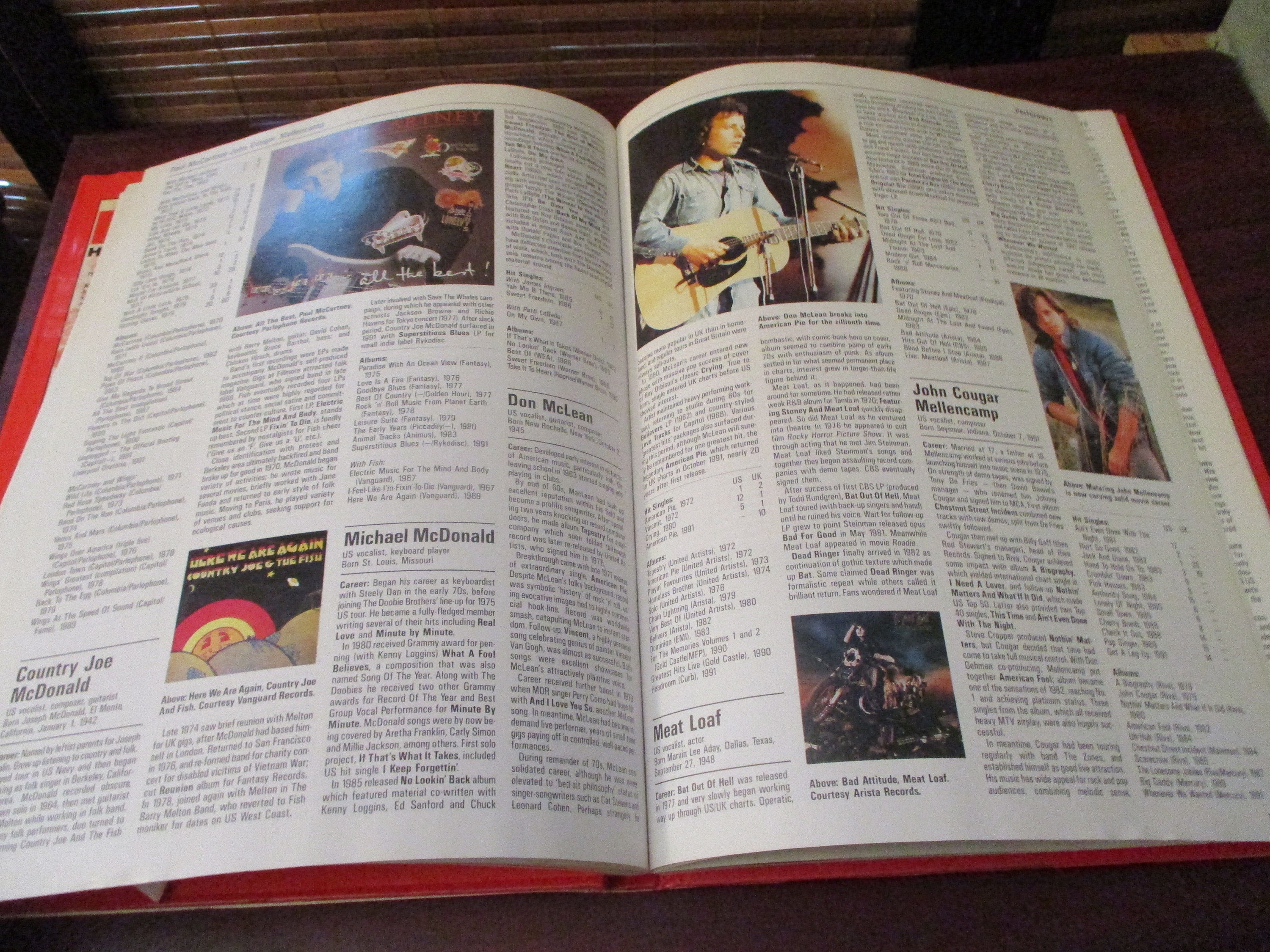 The New Illustrated Rock Handbook Music Reference Book | Etsy