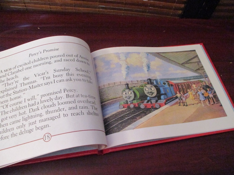 Thomas the Tank Engine and Friends Picture Story Book Percy - Etsy