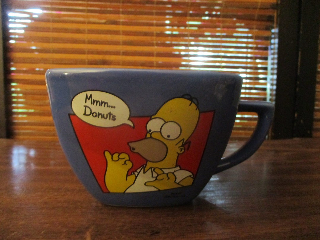 The Simpsons Homer Simpson Large Tea Coffee Cup Mug - Etsy