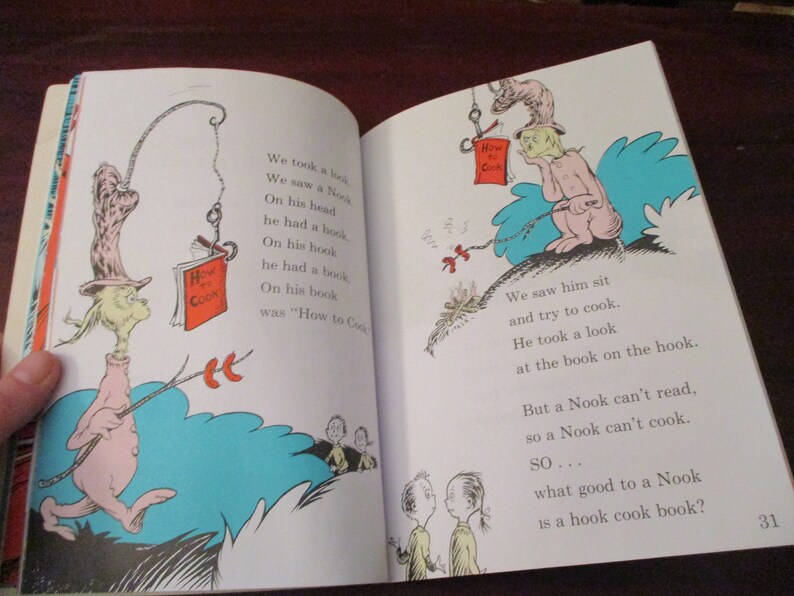 Dr Seuss One Fish Two Fish Red Fish Blue Fish Paper Back - Etsy UK