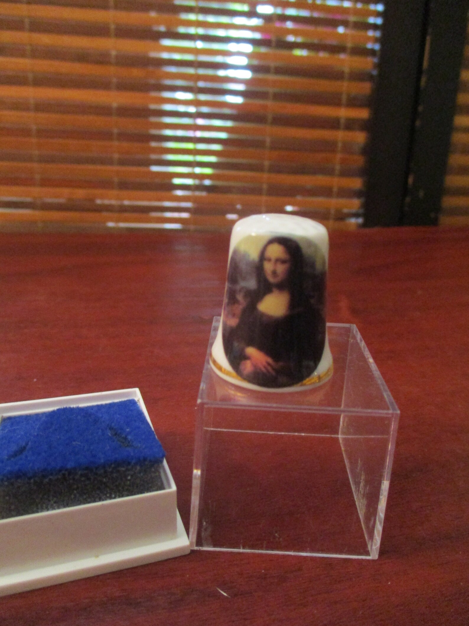 Fine Bone China Collectors Decorative Thimbles Mona Lisa - Etsy UK