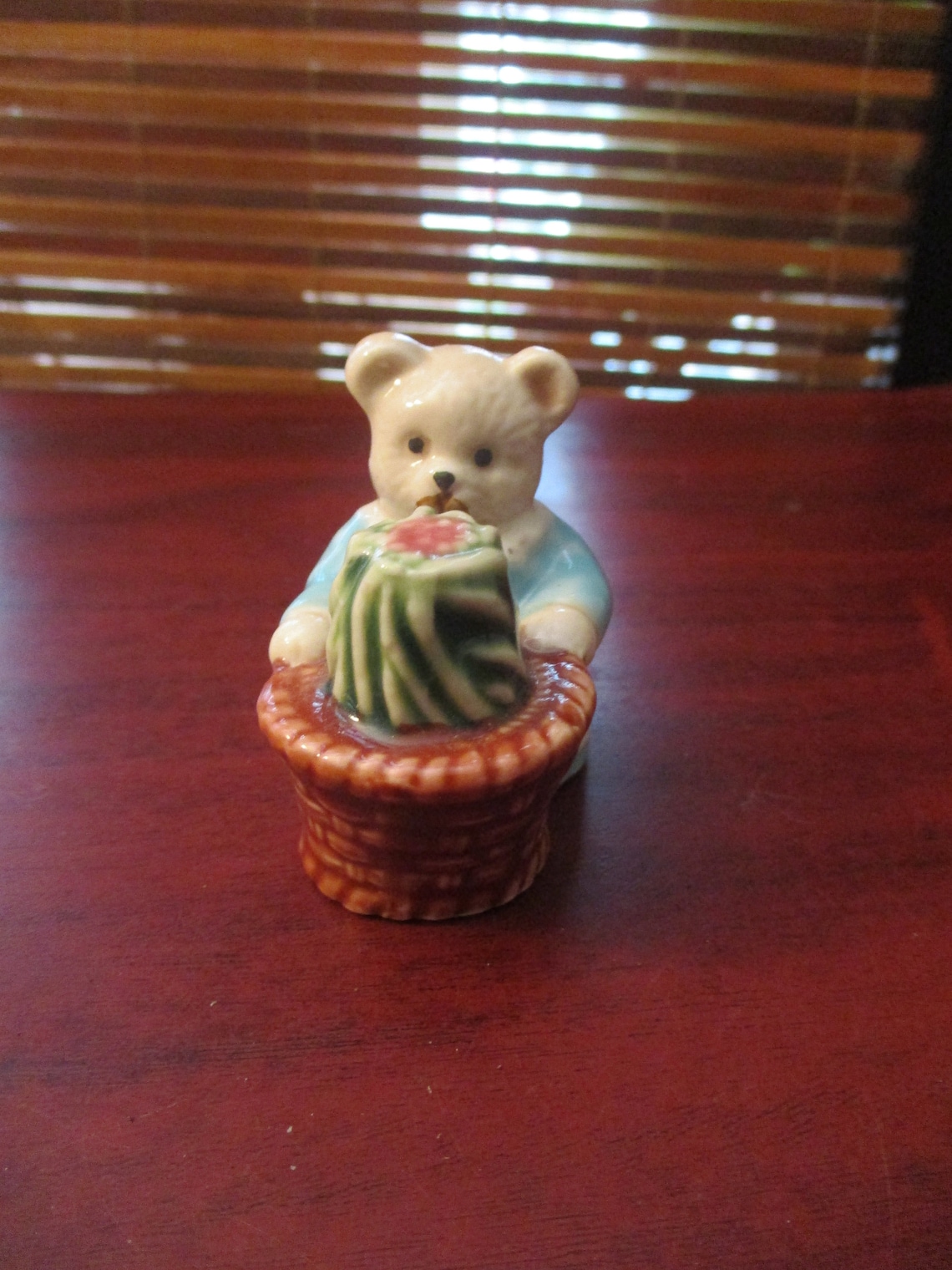 Vintage Cute Teddy Bear Ornament Delightful Ceramic Teddy | Etsy