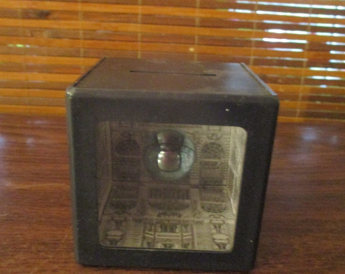 Magic Box Money Box Black Square Cube Design Ornament 1990 - Etsy UK