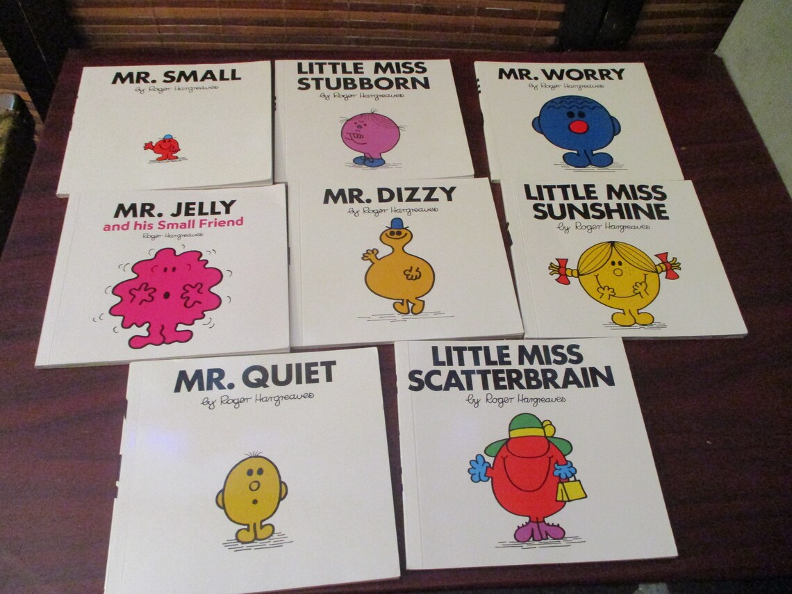 Mr Men Books Collection of Eight Mr Men / Little Miss Books - Etsy UK