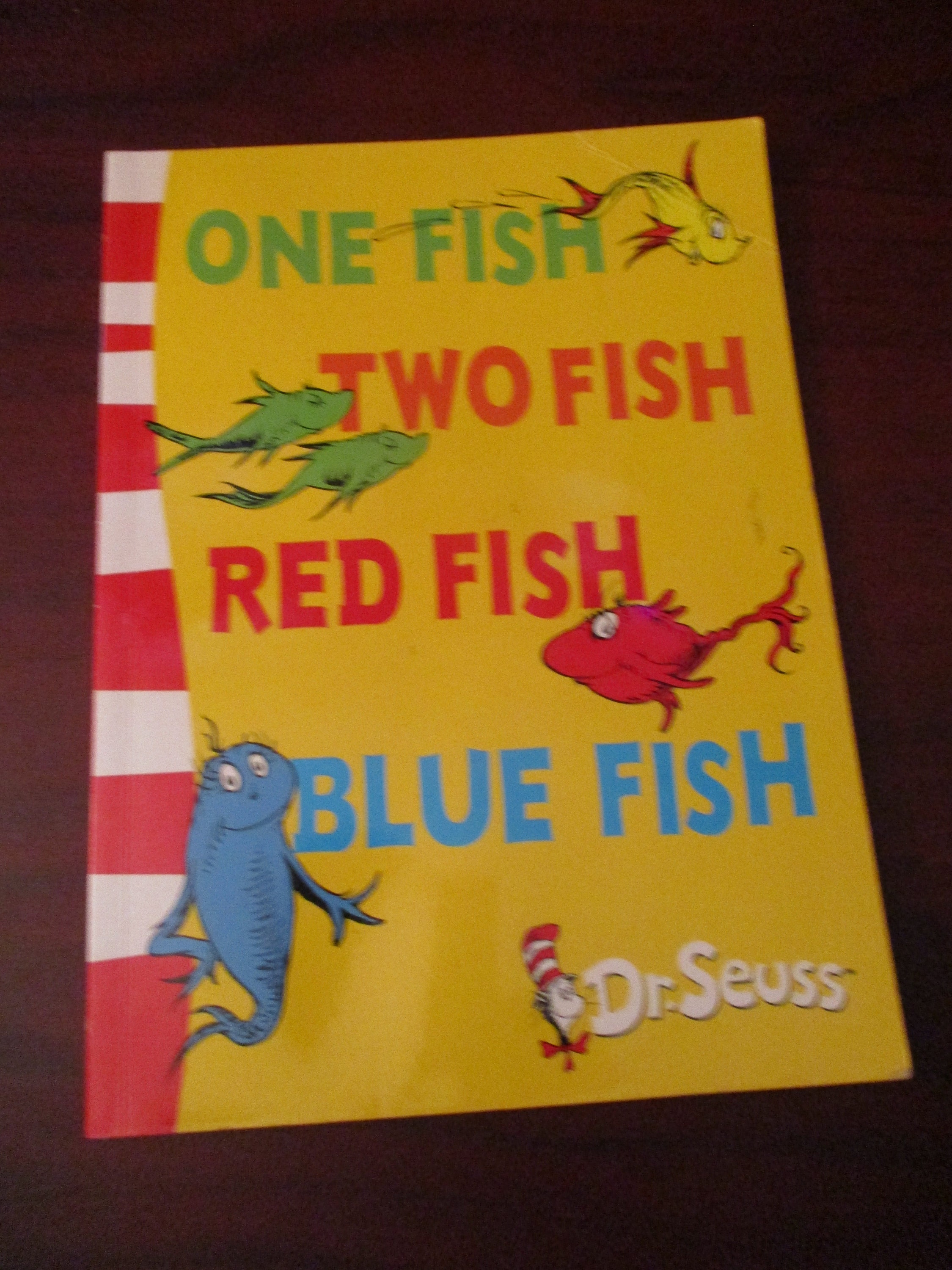 Dr Seuss One Fish Two Fish Red Fish Blue Fish Paper Back - Etsy UK