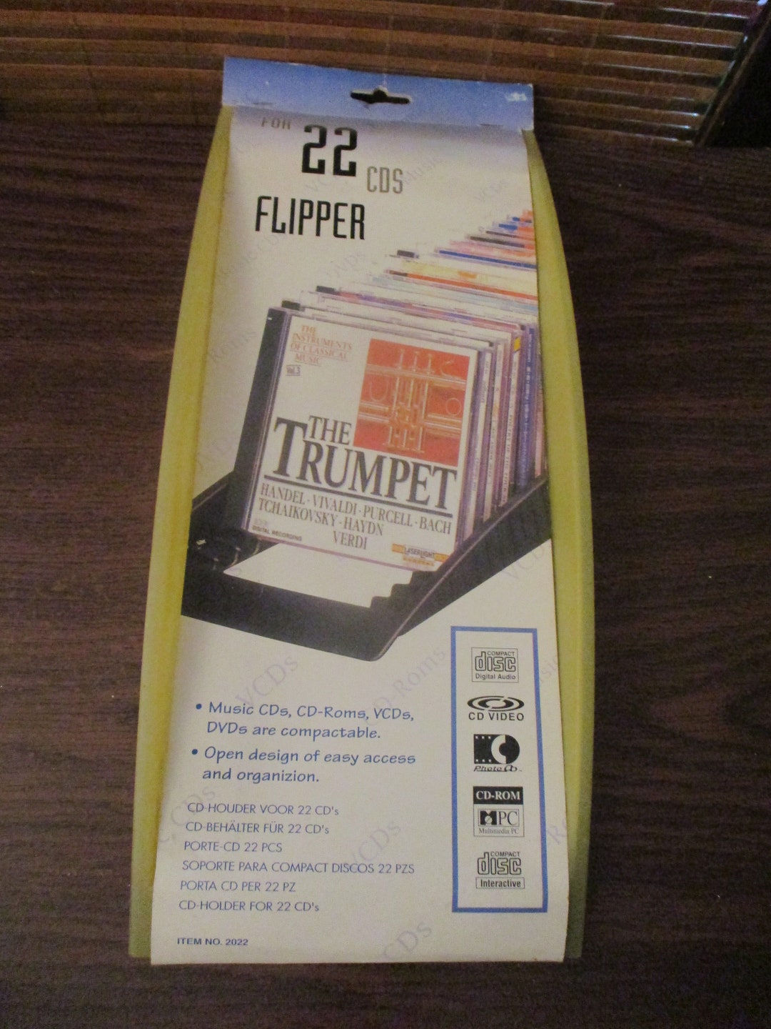 Vintage CD Storage Flipper Rack Holds 22 Cd's 1990s - Etsy