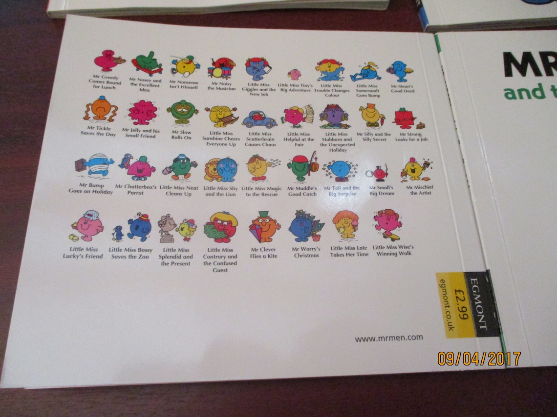 Mr Men Books Collection of Six Mr Men Books | Etsy UK