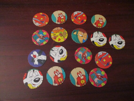 Walkers Tazos Looney Tunes Tazo Collection 17 Tazos 1995 | Etsy