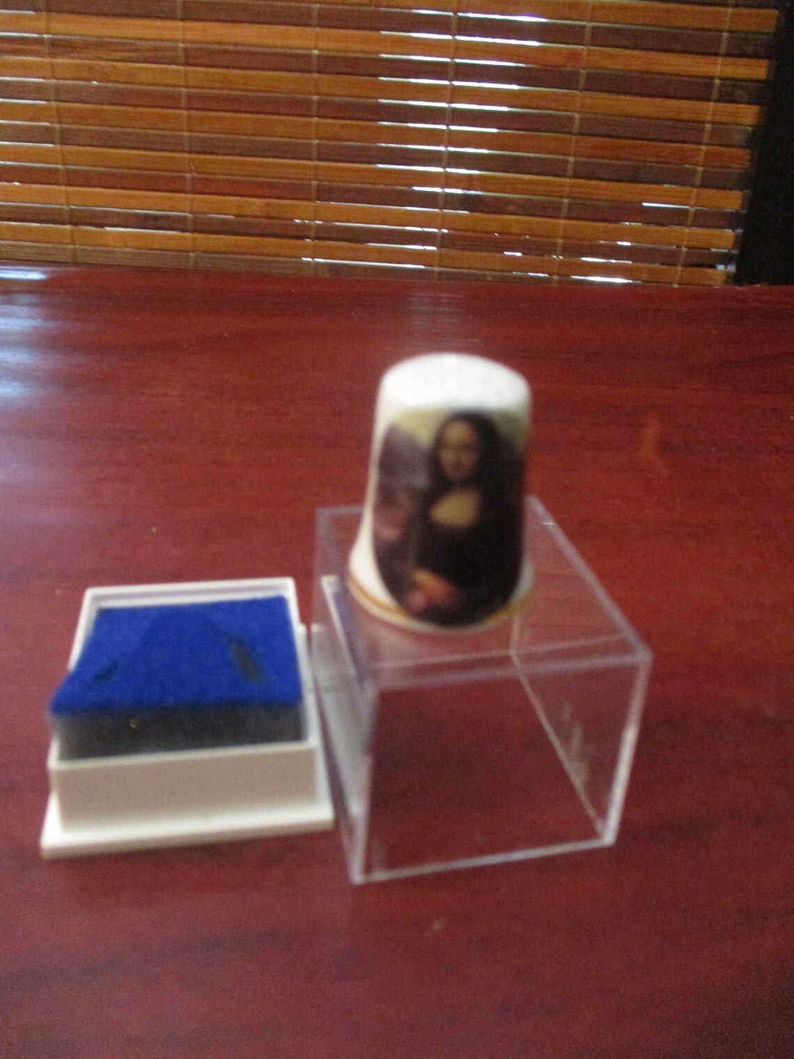 Fine Bone China Collectors Decorative Thimbles Mona Lisa | Etsy