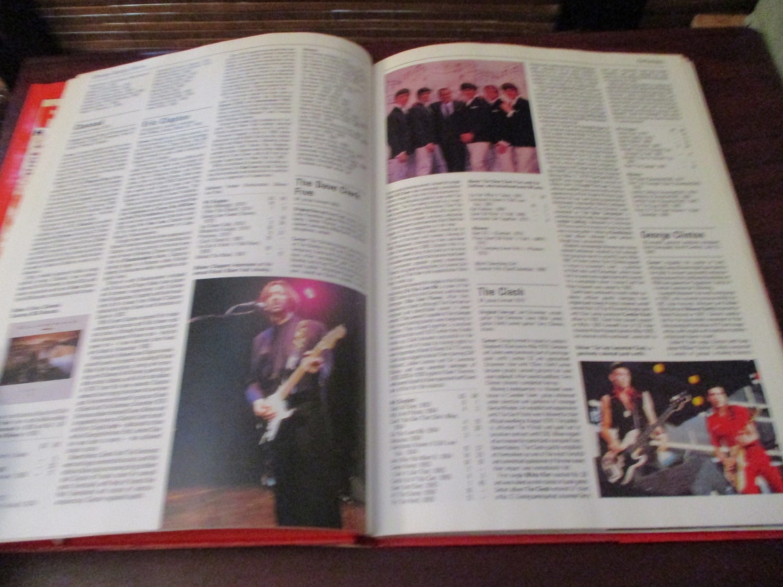 The New Illustrated Rock Handbook Music Reference Book - Etsy UK