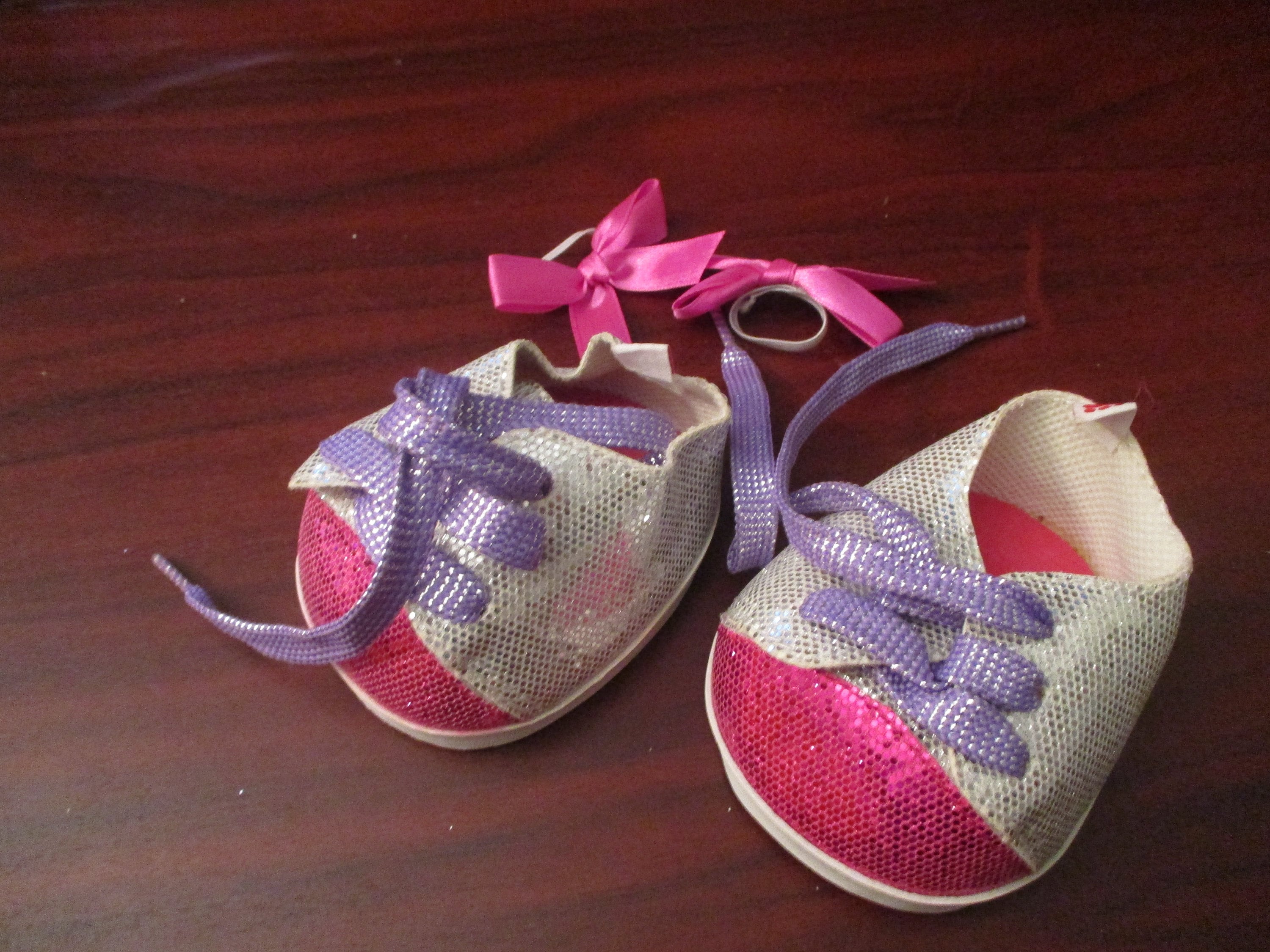 Build a Bear Shoes Purple Trainers | Etsy